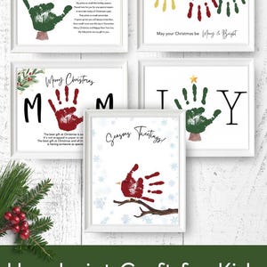 Christmas Tree Handprint Kids Christmas Craft, Baby's First Christmas ...