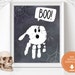Ghost Halloween Handprint Craft DIY Craft for Kids Art - Etsy