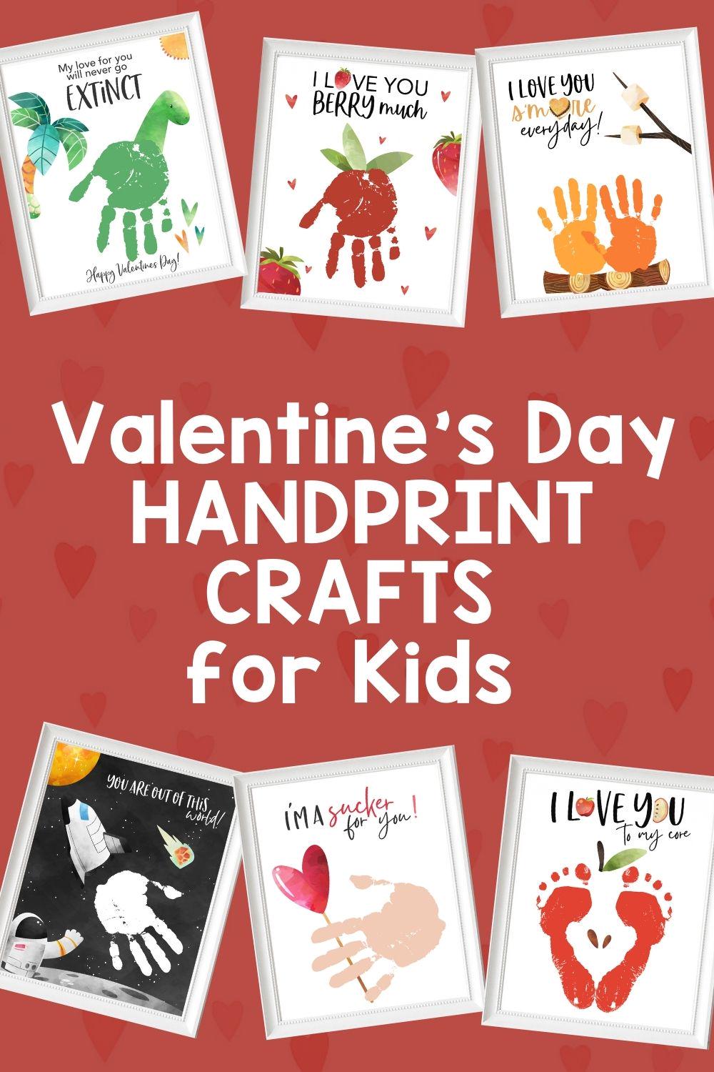 Printable Valentine Handprint Art, Kids Activities, Printable Craft ...