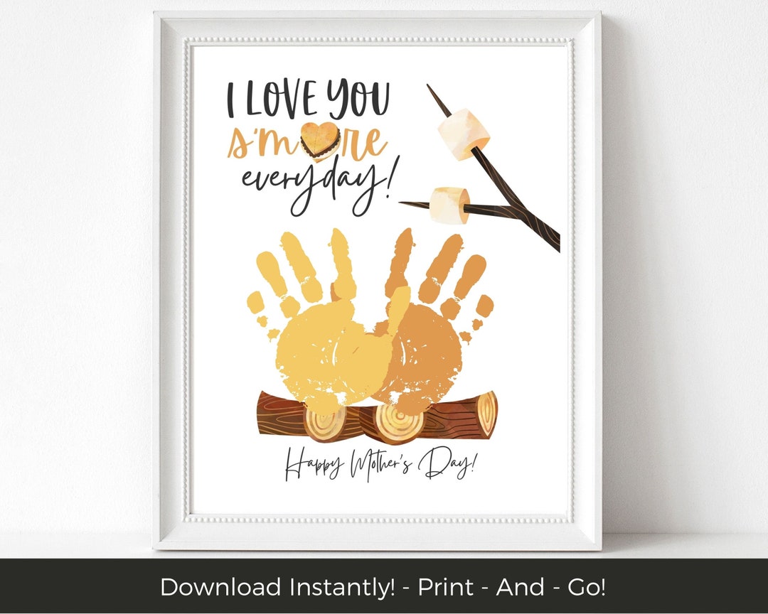 Mothers Day Handprint Art for Kids, Mom Handprint Craft, Mothers Day ...
