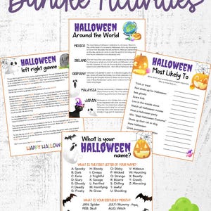 Most Likely to Game Halloween Printable, Halloween Party Games for Kids ...