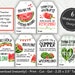 Printable Watermelon Gift Tag Retired Teacher Gift End of - Etsy