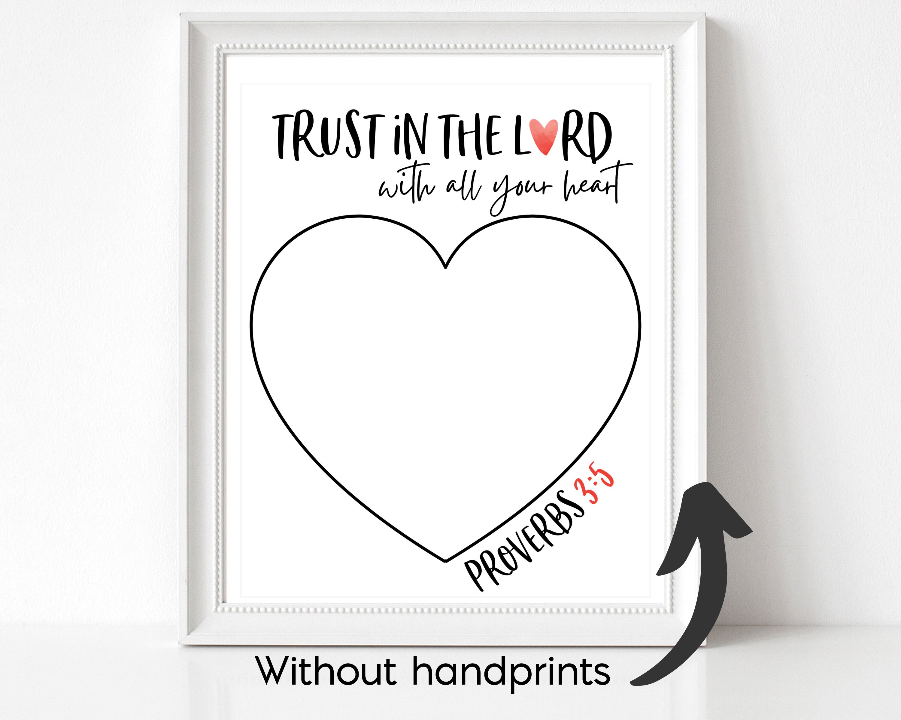Kids Bible Study Craft Handprint Art Bible Printables - Etsy