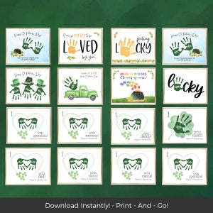 Printable St Patricks Day Handprint Craft Ideas, St Patricks Handprint ...