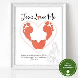Scripture Craft Printable, Handprint Art for Kids, Easy Bible Crafts ...