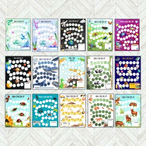 Big Bundle Kids Reward Chart Printable, Sticker Chart for Kids ...