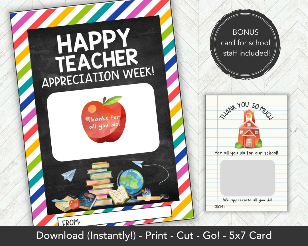 Teacher Gift Card Holder End of Year Teacher Gifts High - Etsy