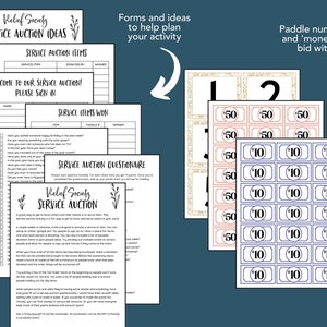 RELIEF SOCIETY Activity Service Auction, Activity Printable Game, Get ...