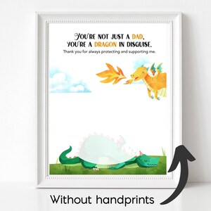 Printable Fathers Day Handprint Craft , Handprint Art for Kids, DIY ...