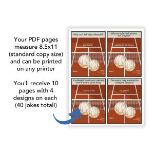 Volleyball Printable Valentine Cards for Kids, Kids Valentines Cards ...