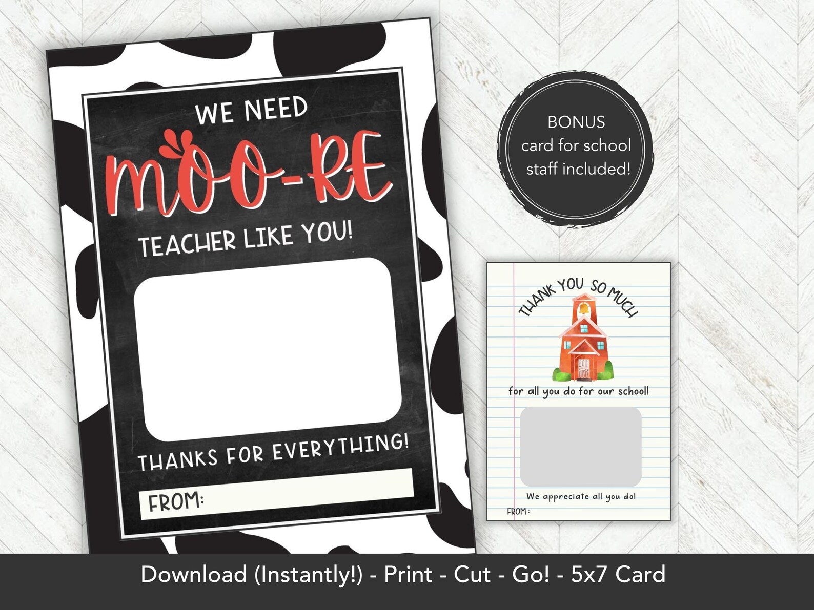 Teacher Gift Card Holder, End of Year Teacher Gifts Idea, High School ...