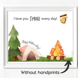 Mothers Day Handprint for Mom, Printable Handprint Craft, Activities ...