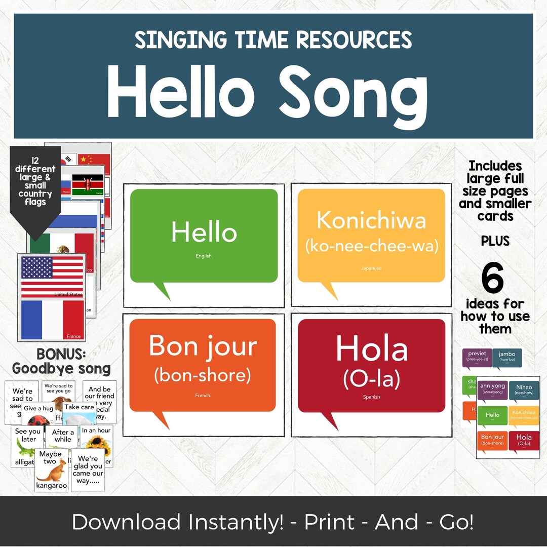 Welcome Hello Song LDS Primary Chorister, LDS Primary Nursery, Primary ...