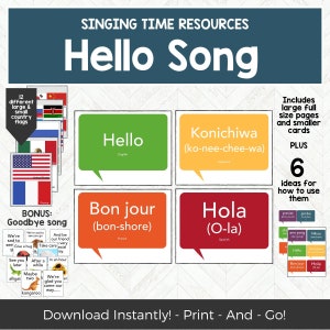 Welcome Hello Song LDS Primary Chorister, LDS Primary Nursery, Primary ...