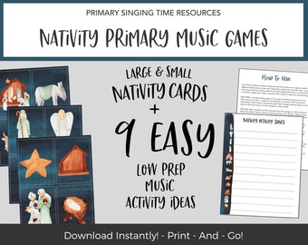 SINGING TIME MATCHING Game Shout Out 31 Cards and Singing - Etsy