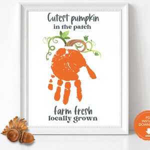 Thanksgiving Handprint Art Fall Preschool Craft Thanksgiving - Etsy