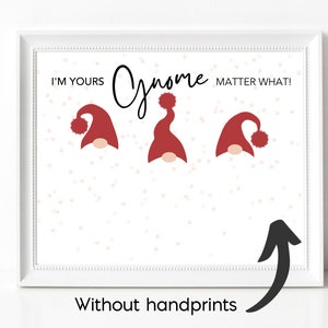 Gnome Valentine Printable Handprint Art, Valentine Handprint Craft for ...