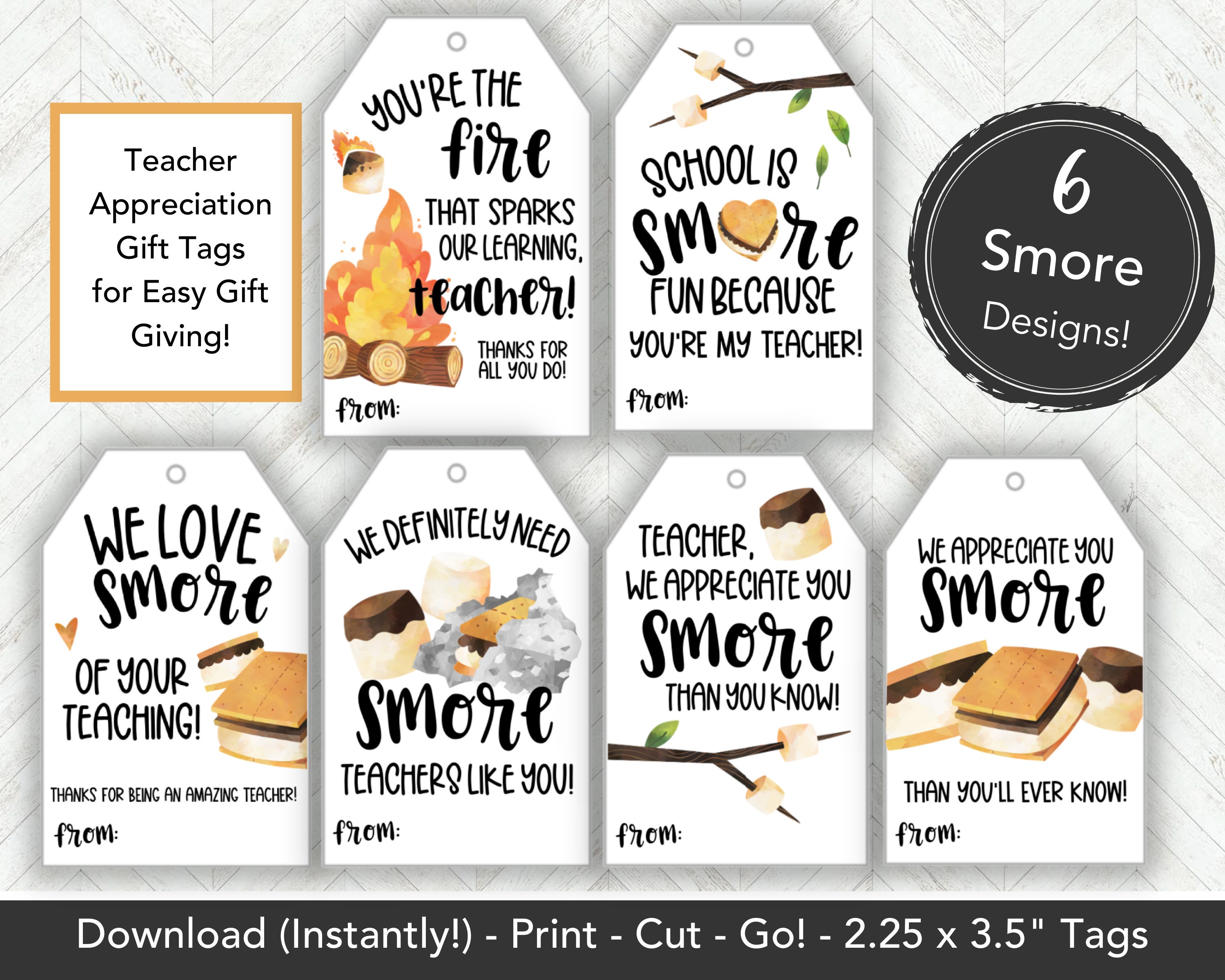 End Of Year Teacher Gifts Smores