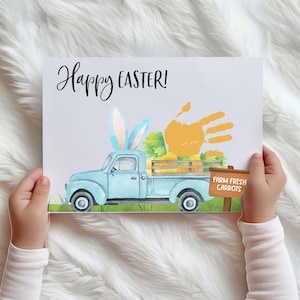Easter Handprint Craft for Kids Easter Printable Handprint Art, Toddler ...