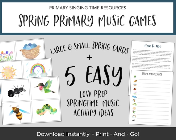 Spring LDS Primary Chorister Singing Time Lds LDS Primary | Etsy