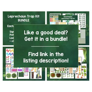 Leprechaun Trap Kit Printable, St Patricks Day Activities for Kids ...