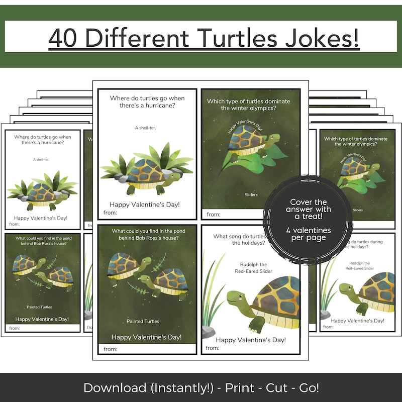 Turtle Printables - Etsy