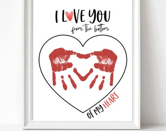 Valentines Day Craft, Preschool Activities Handprint Craft for Kids ...