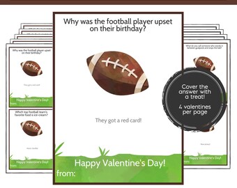 Soccer Printable Valentine Cards for Kids, Kids Valentines Cards ...