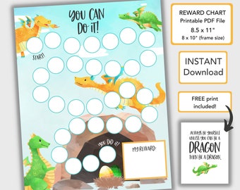 Dragon Chore Chart - Etsy