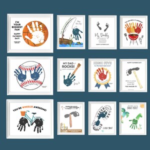 Mega Fathers Day Handprint Bundle Craft, Printable Craft for Kids ...