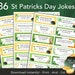 St Patrick's Day Jokes for Kids, Printable St Patricks Lunchbox Notes ...