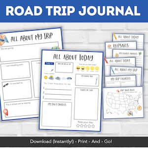 Kids Road Trip Games Printable, Family Road Trip Planner, Family ...