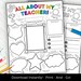 All About My Teacher, Teacher Appreciation Week Printable Teacher Thank ...