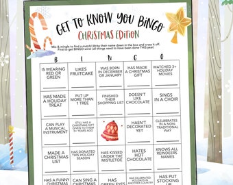 Ice Breaker Game Human Bingo Cards Get to Know You Party - Etsy