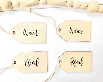 Something You Want Need Wear Read Reusable Christmas Gift - Etsy