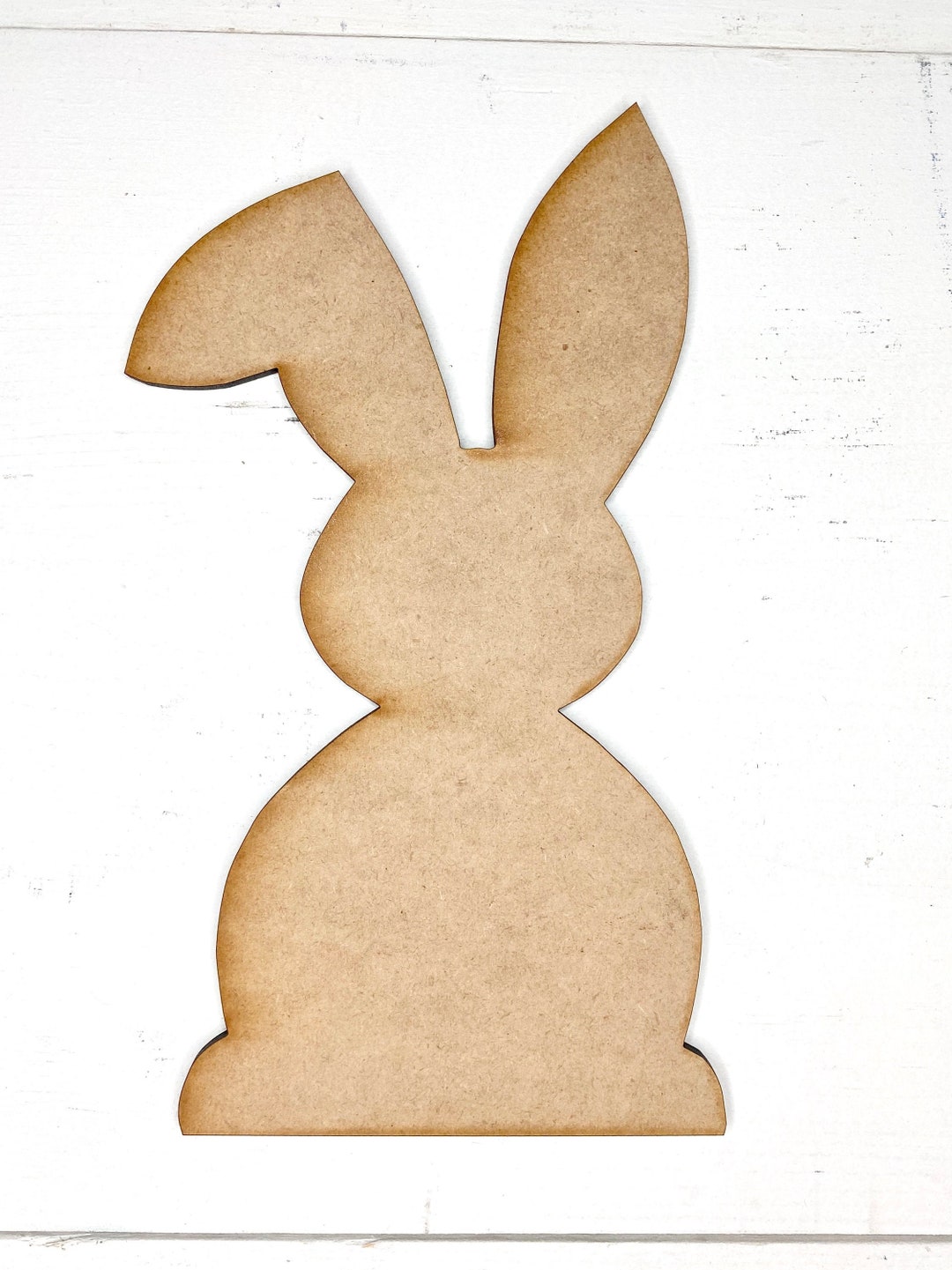 Easter Bunny Cutout, Unfinished Wood Cut Outs for Signs, Easter Shape ...