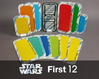 First 22 Vintage Star Wars Action Figure Display Card Backs | Etsy