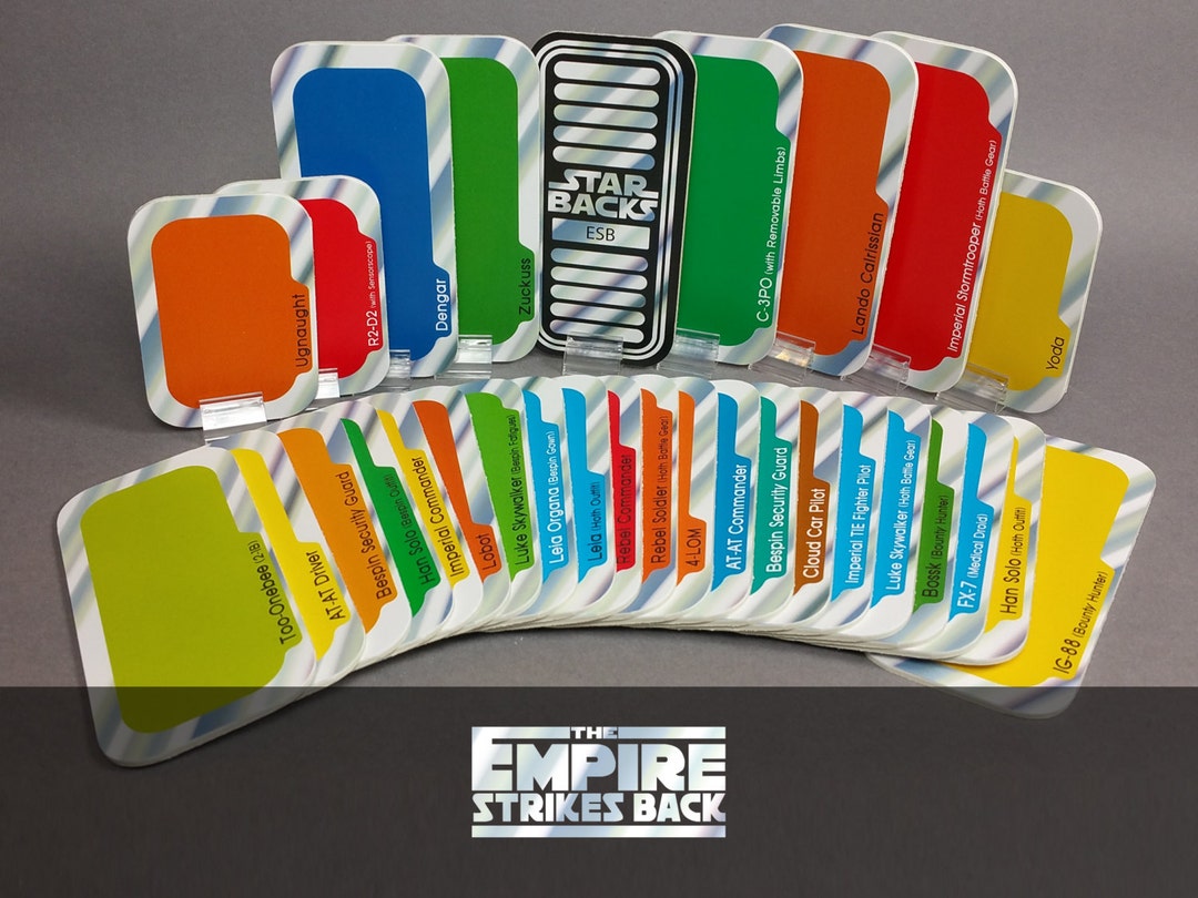 Empire Strikes Back - Vintage Star Wars Action Figure Display Card ...