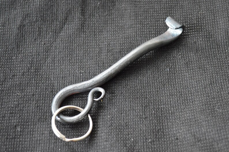 Bottle Opener Key Chain Blacksmith Made Hand Forged - Etsy