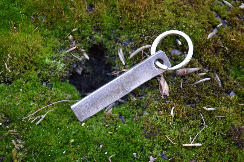 Iron Anniversary Gift Hand Forged Key Chain Blacksmith Made - Etsy