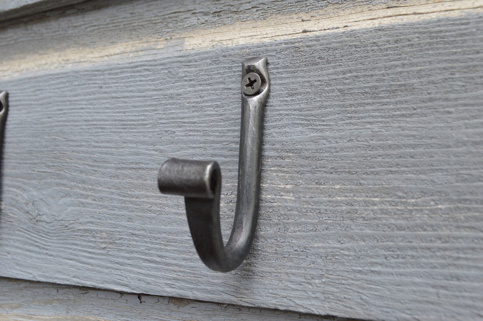 Wrought Iron Wall Hooks Blacksmith Made Housewarming Gift | Etsy