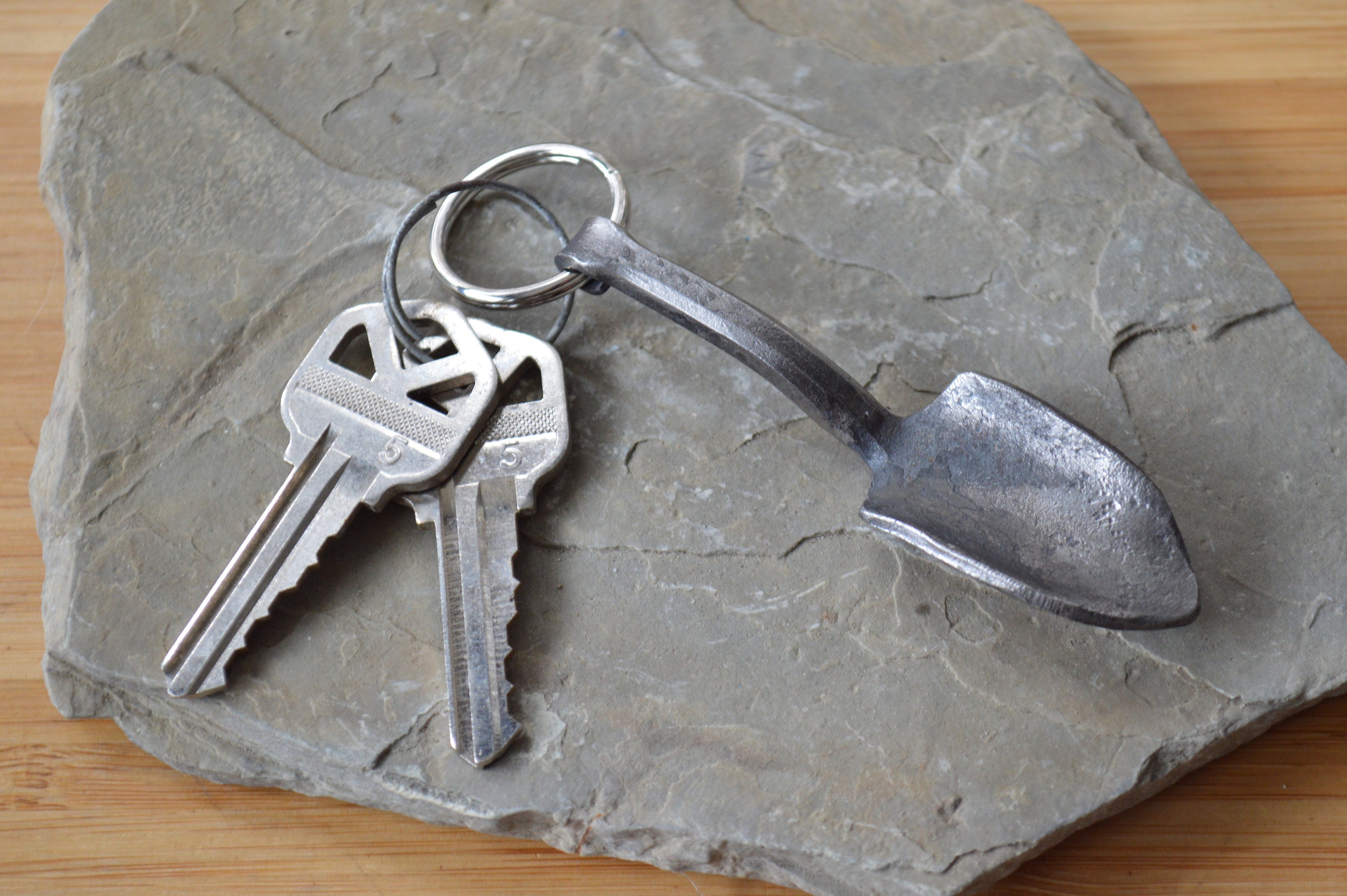 Garden Trowel Key Chain Blacksmith Made Gardening Gift | Etsy