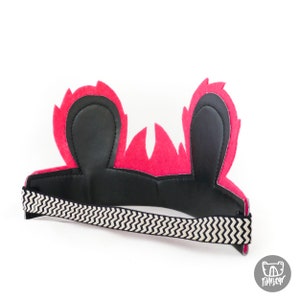 Animal Crown Head Dress |PINK & BLACK BEAR Costume Accessory | Kids to ...