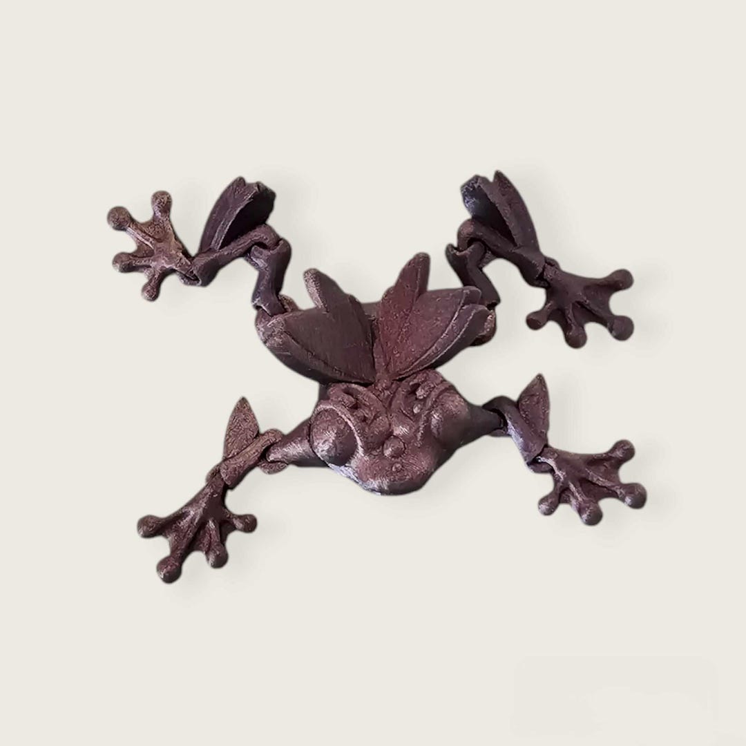 Enchanting 3D Printed Fairy Frog by Cinderwing | Articulated Fantasy ...