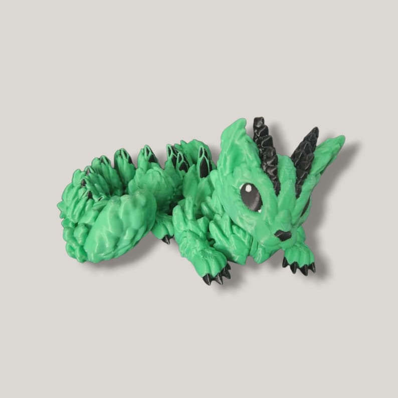 Cat Dragon by Cinderwing | 3D Printed Fantasy Feline Fusion - Etsy