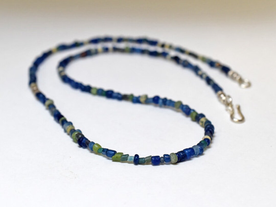 Indian Pacific Translucent Lapis Lazuli Small Beads Necklace [free ...