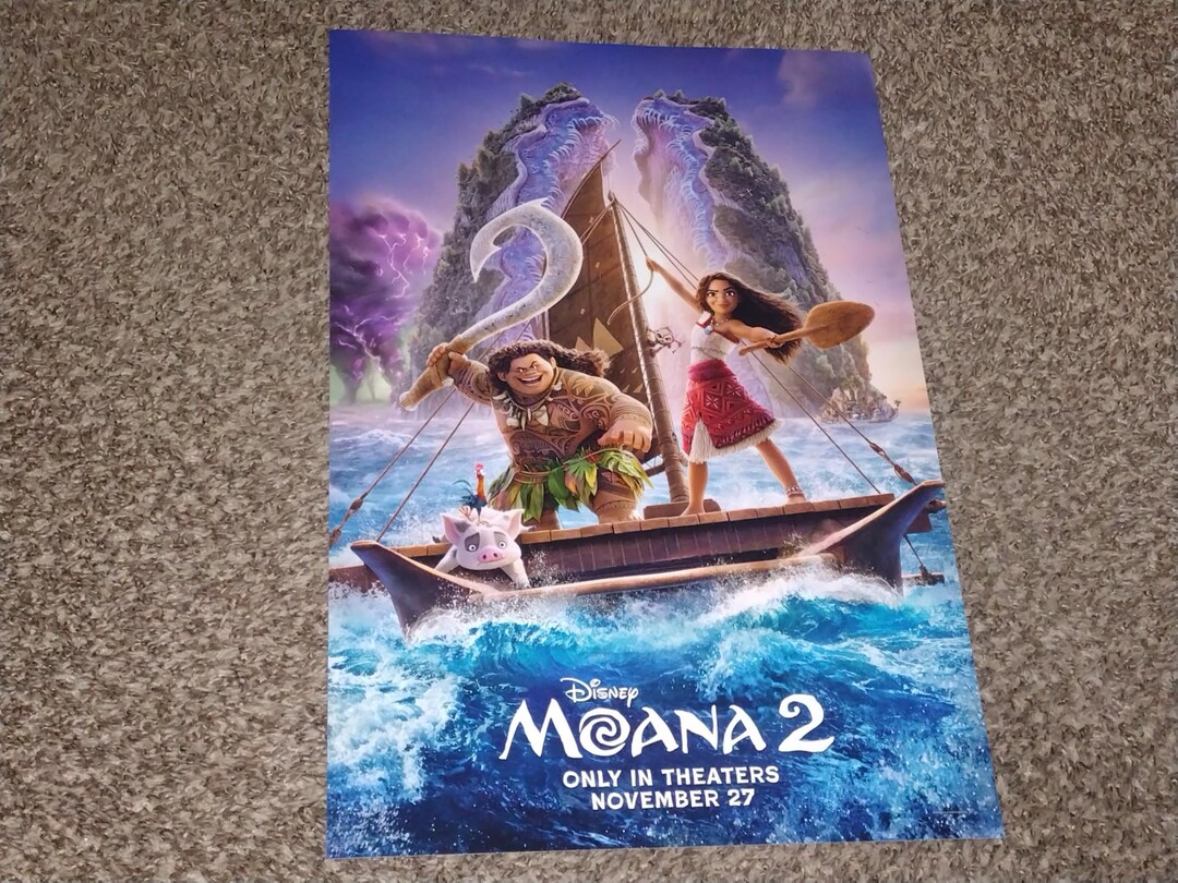 Moana 2 - 13x19 Inch Movie POSTER - Etsy