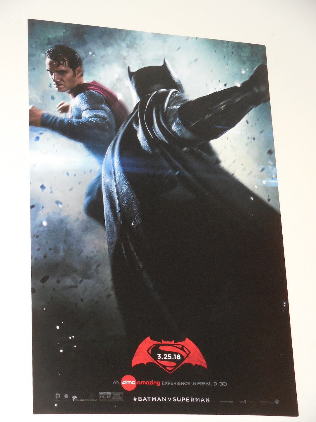 Batman V Superman AMC a 11x17 Inch Movie POSTER - Etsy