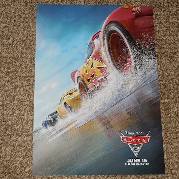 Cars3 Poster - Etsy