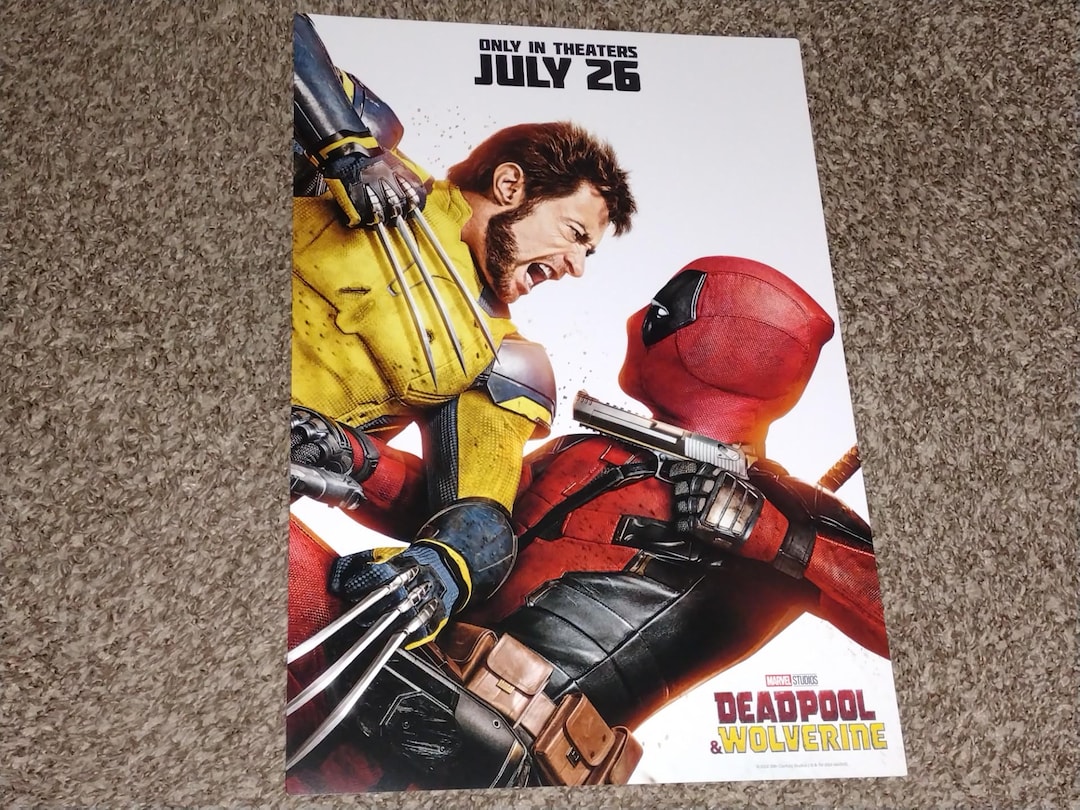Deadpool & Wolverine 13x19 Inch Movie POSTER - Etsy